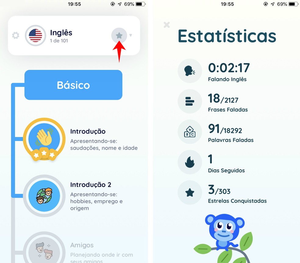 Como usar o aplicativo Falou para aprender inglês pelo celular
