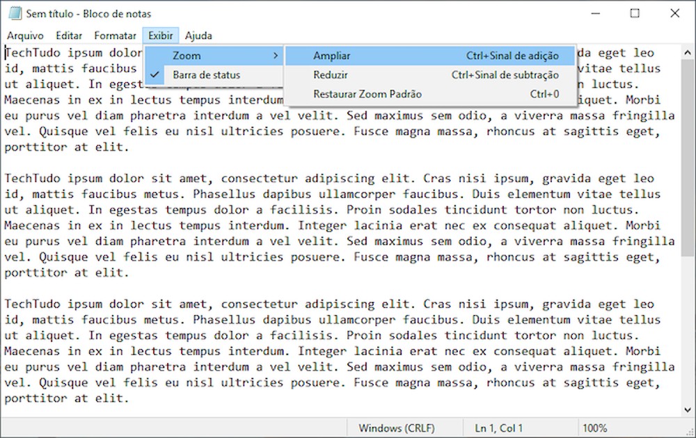 Como usar as novas funções do Bloco de Notas do Windows 10