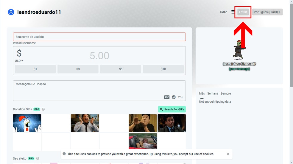 Donate no Streamlabs: como ativar e fazer doações pelo app