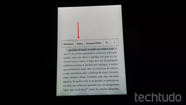 Como grifar e adicionar notas ao texto no Kindle