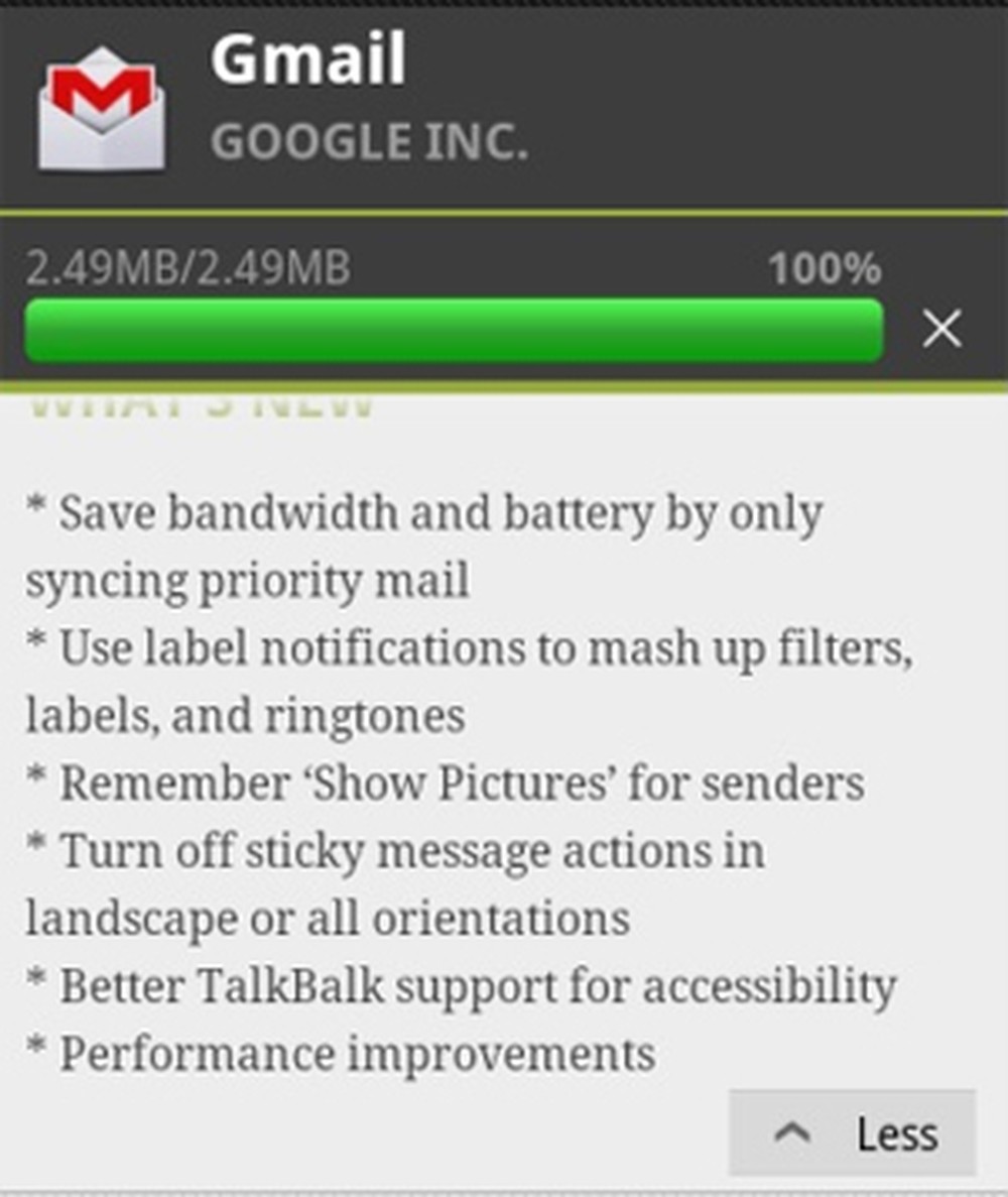 Gmail para Android recebe atualizações