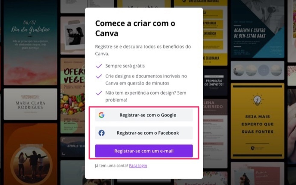 Canva para Instagram: como vincular conta e editar fotos