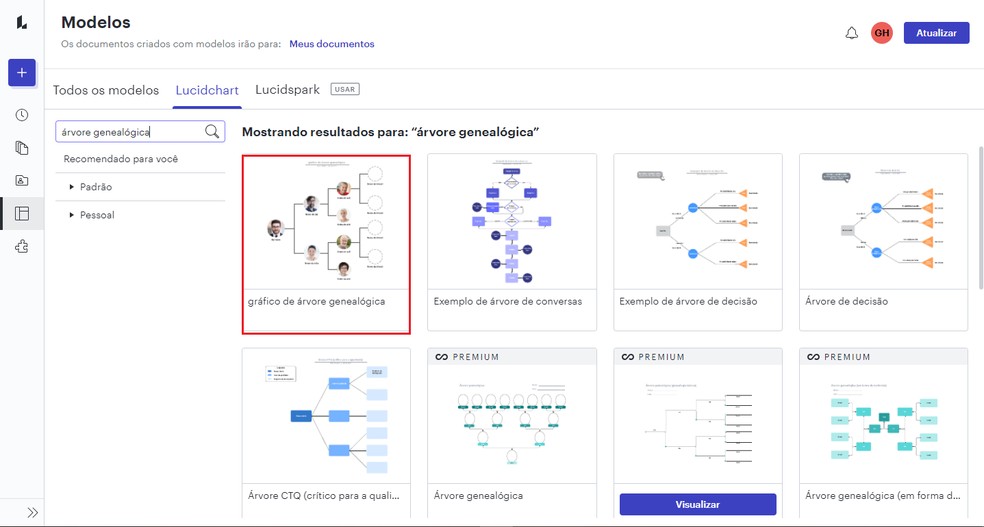Lucidchart: como criar a sua árvore genealógica online e de graça