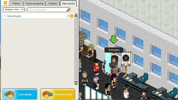 Como aumentar o quarto em Habblet
