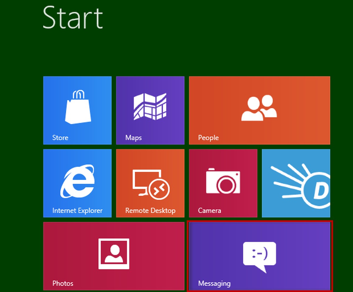 Como trazer os contatos do Hotmail para o Messaging do Windows 8