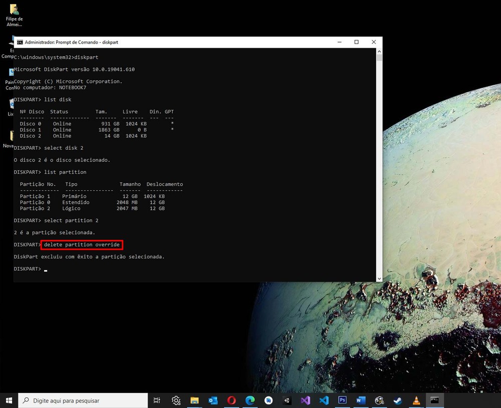 DiskPart: como formatar discos e usar comandos em partições