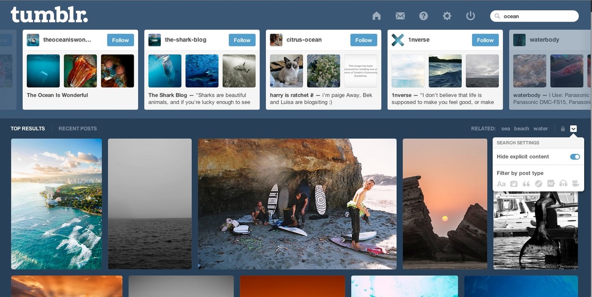 Tumblr melhora busca por tags e inclui filtros na pesquisa por blogs