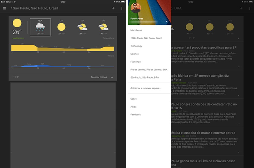 Google News & Weather, app de notícias e clima do Google, chega ao iOS