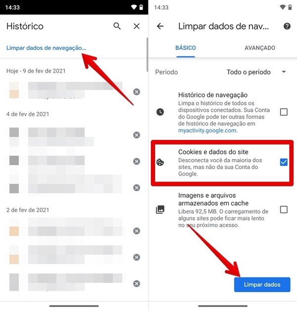 Como limpar cookies do celular Android e iPhone (iOS)