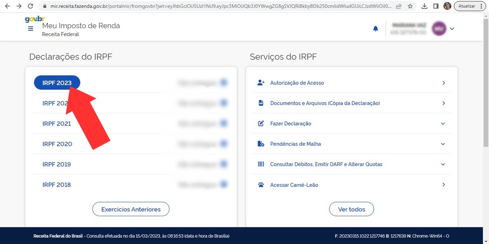 IRPF 2023: como baixar e usar declaração pré-preenchida no computador