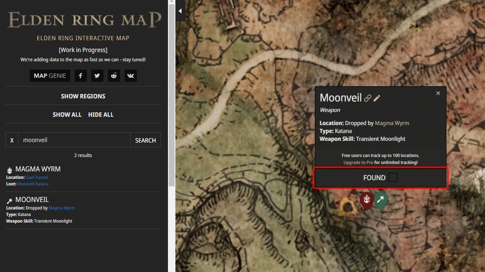 Mapa interativo de Elden Ring: como usar para registrar seu progresso