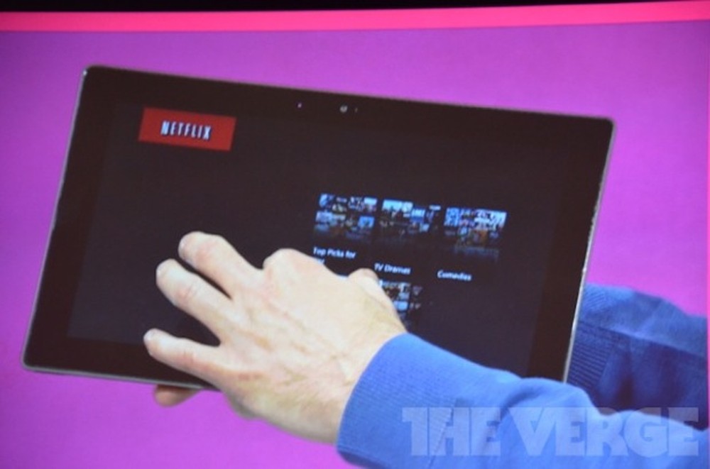 Microsoft mostra aplicativo do Netflix para Windows 8
