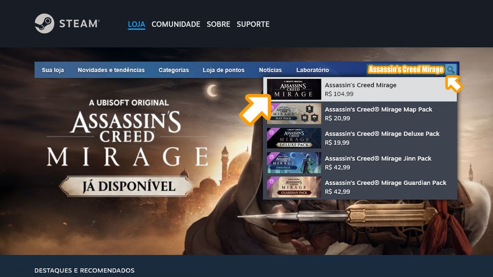 Assassin's Creed Mirage: como fazer o download no PS5, Xbox ou PC via Steam - ContilNet Notícias