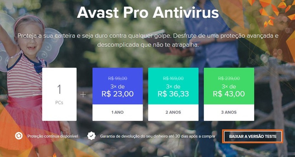 Como testar o Avast Pro por 30 dias