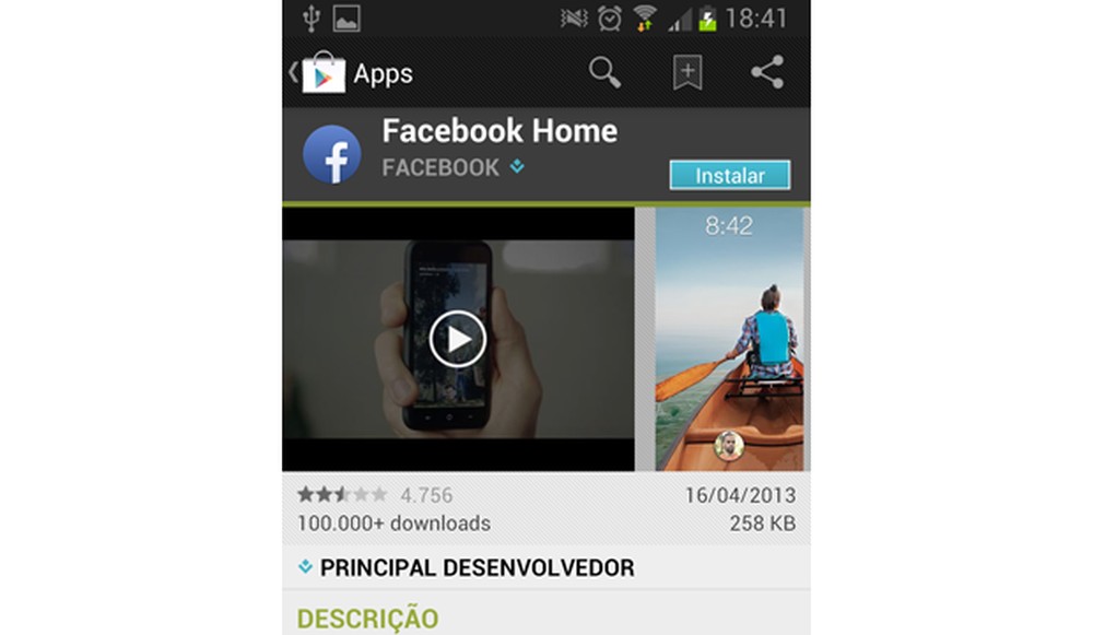 Saiba como instalar o Facebook Home no seu Android