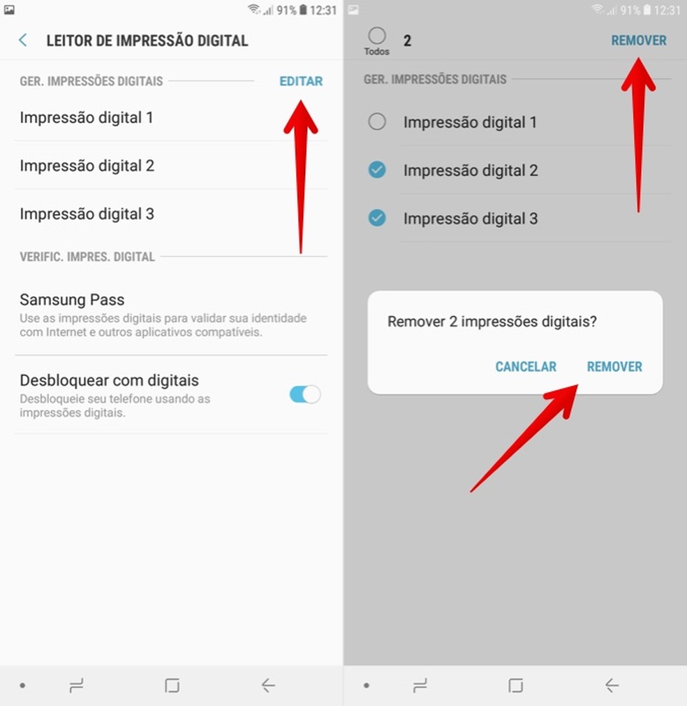 Como Cadastrar Impressão Digital No Galaxy J8