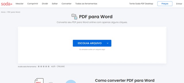 Como converter um arquivo PDF em Word no PC e no celular: guia