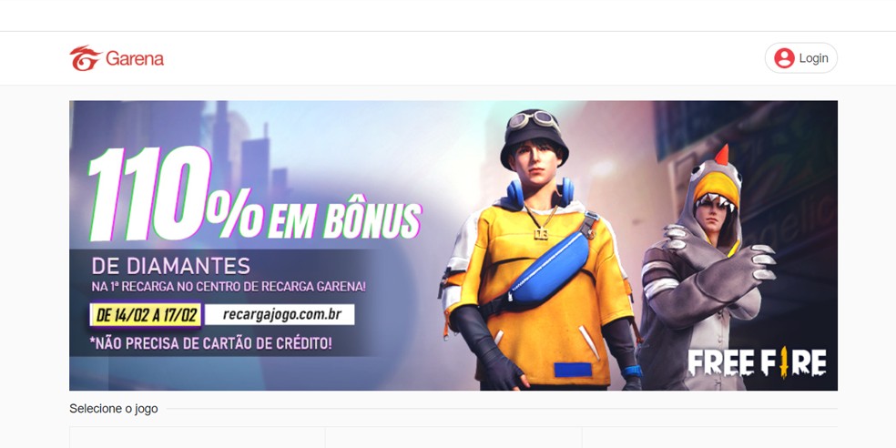 Recarga Jogo Free Fire (FF): saiba fazer login, se é confiável e mais