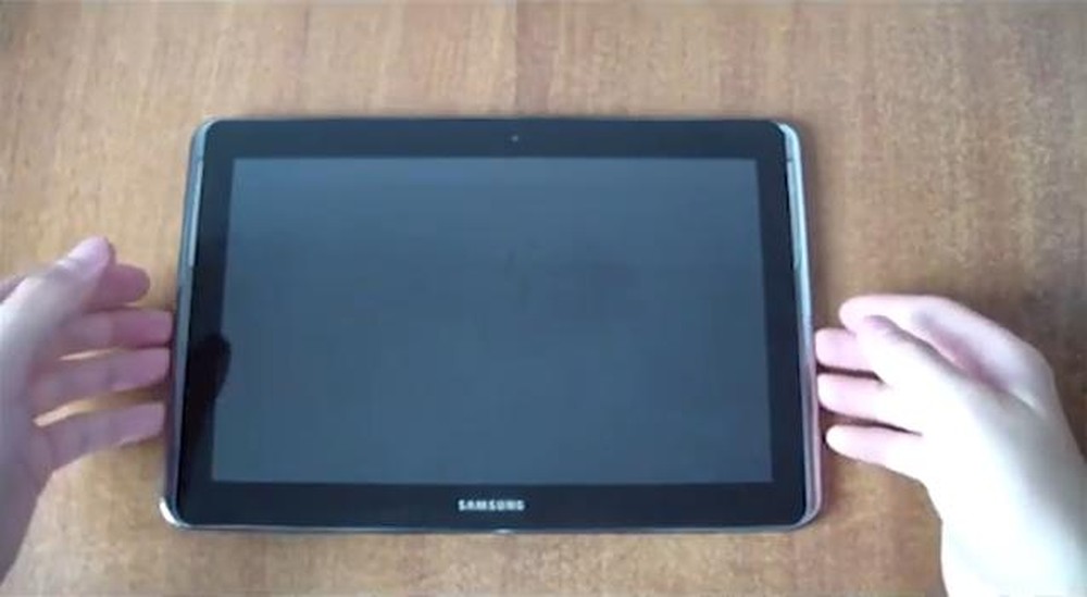 Galaxy Note 10.1 aparece em vídeo, com processador quad-core e S-Pen