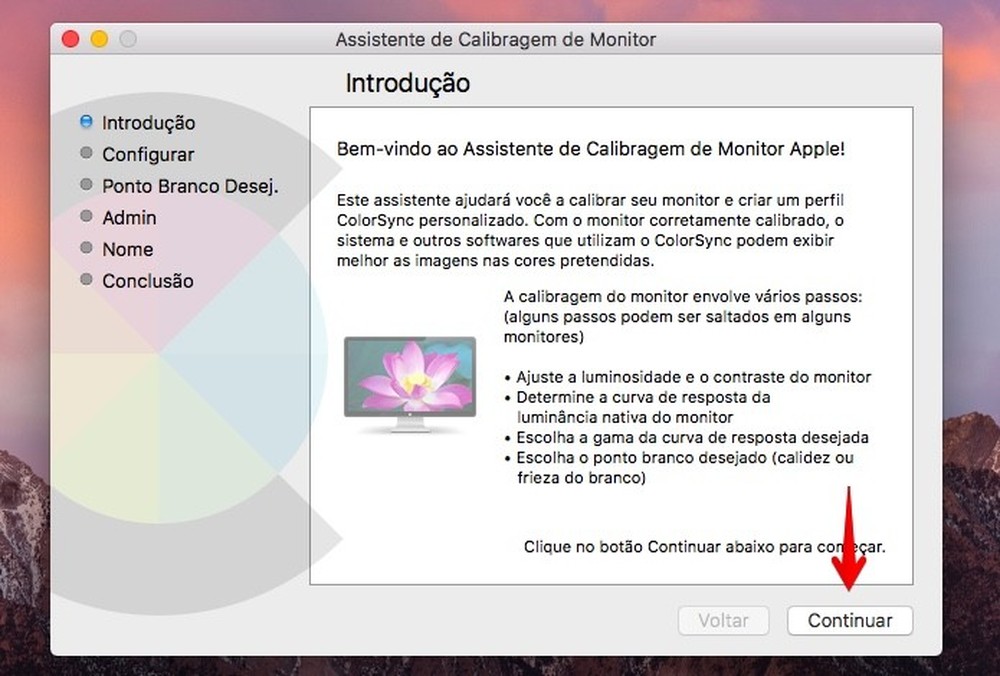Como calibrar o monitor de um MacBook