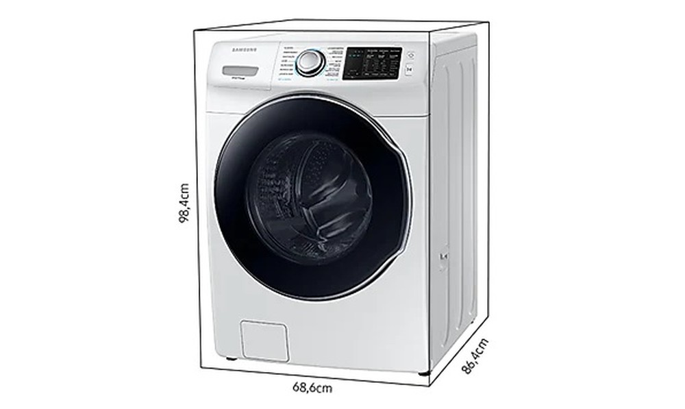 Samsung WD7500 vs LG CV9013EC4A: compare as máquinas de lavar smart