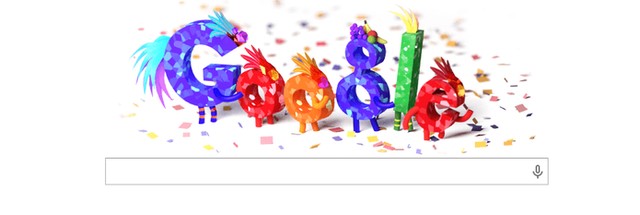 Carnaval 2015: Google celebra com Doodle folião e super purpurinado