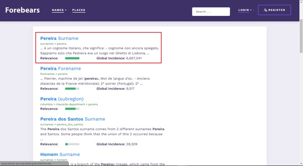 Forebears: como usar site para saber quantas pessoas têm seu sobrenome