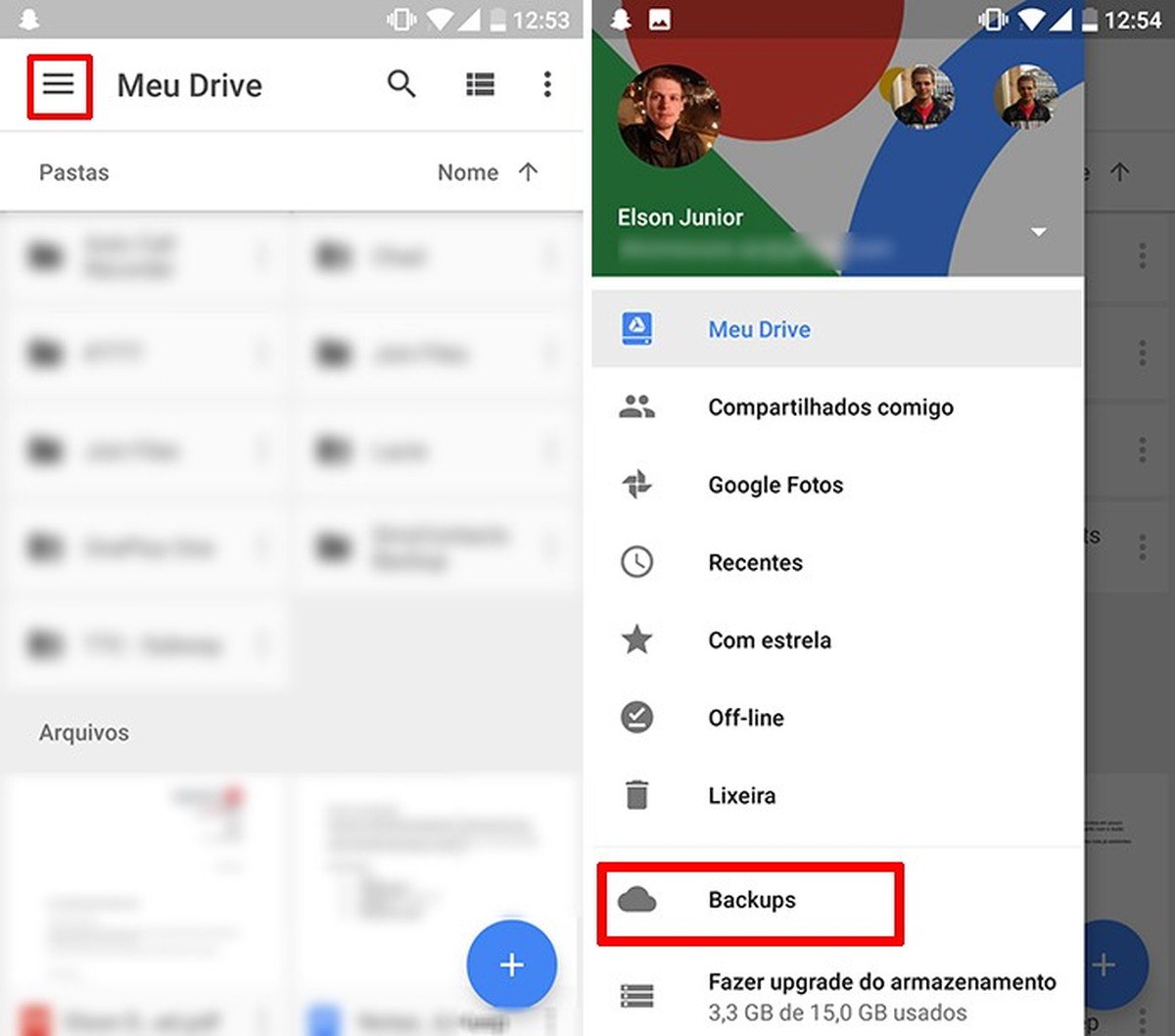 Como gerenciar os backups do celular Android no Google Drive
