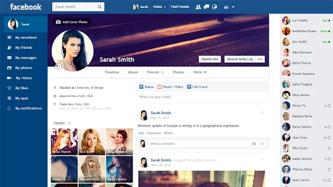 Facebook Flat | Software | TechTudo