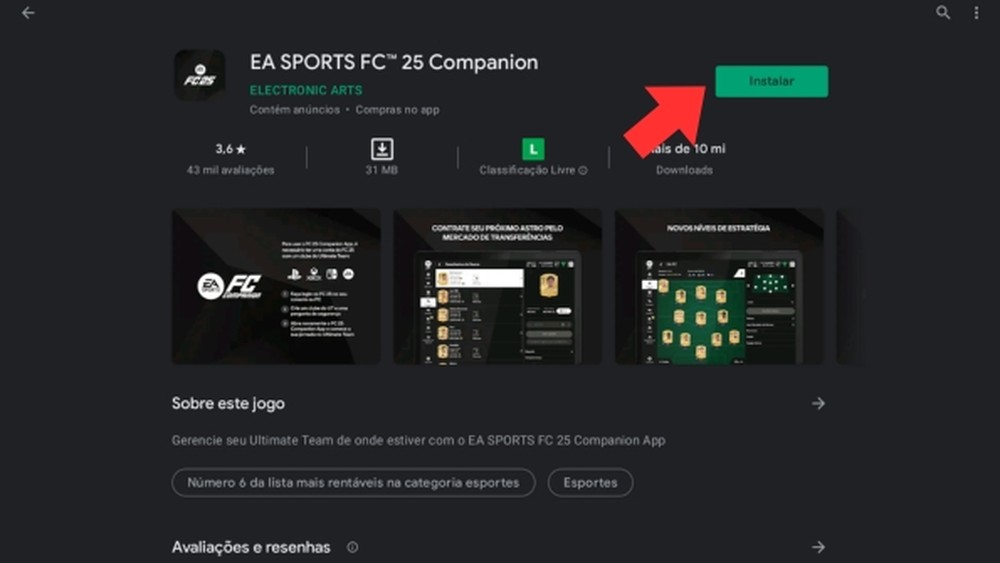 Companion App do EA Sports FC 25: veja como baixar no Android e iPhone