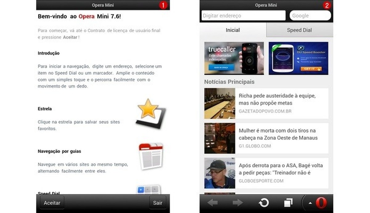 Conheça o Opera Mini e aprenda a usar as ferramentas do navegador