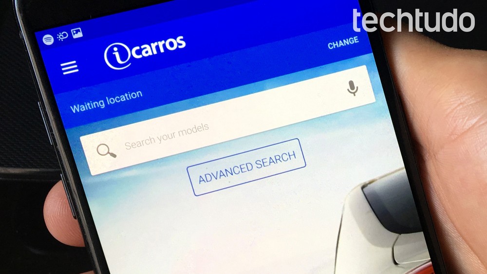 Como encontrar carros para comprar com o app iCarros