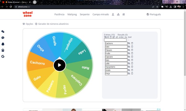 Roleta online: veja cinco sites para sorteios na web