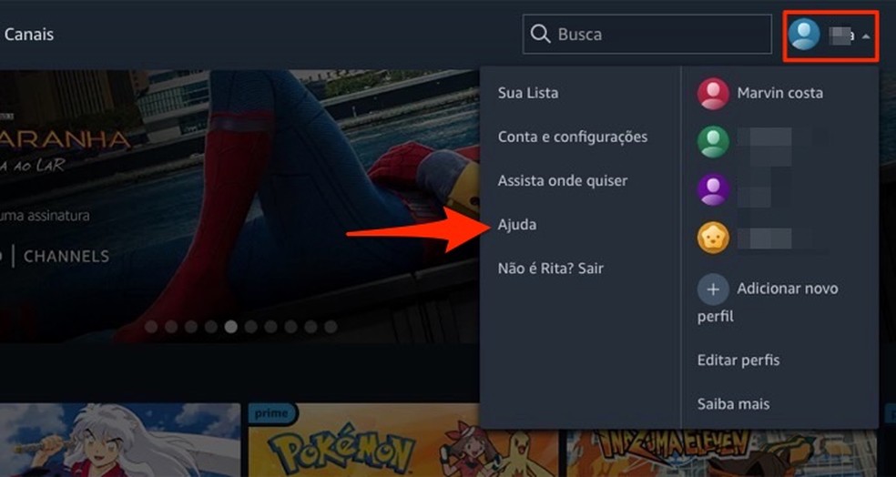Como entrar em contato com o Amazon Prime Video
