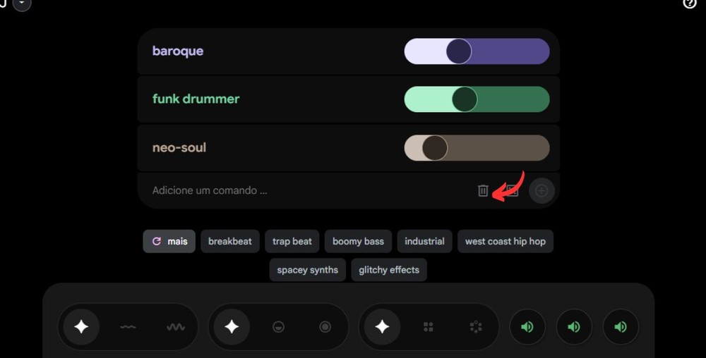 Como criar música com IA de graça no MusicFX do Google