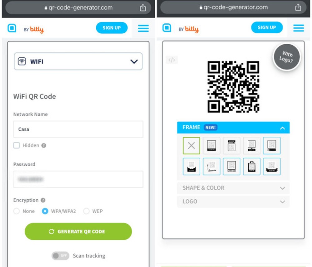 Como conectar no Wi-Fi pelo QR Code