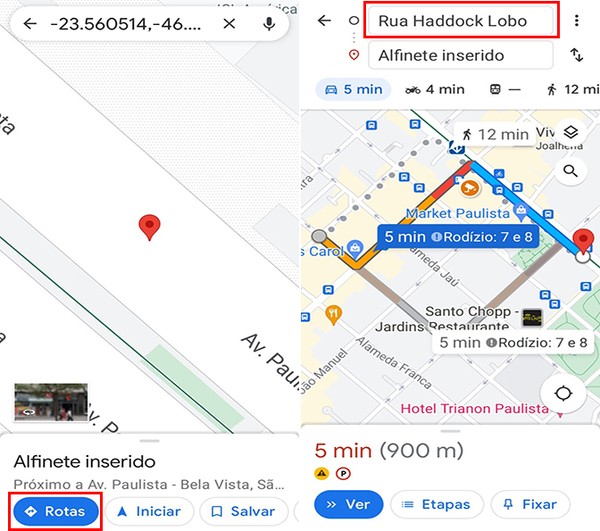 Como criar rotas personalizadas no Google Maps