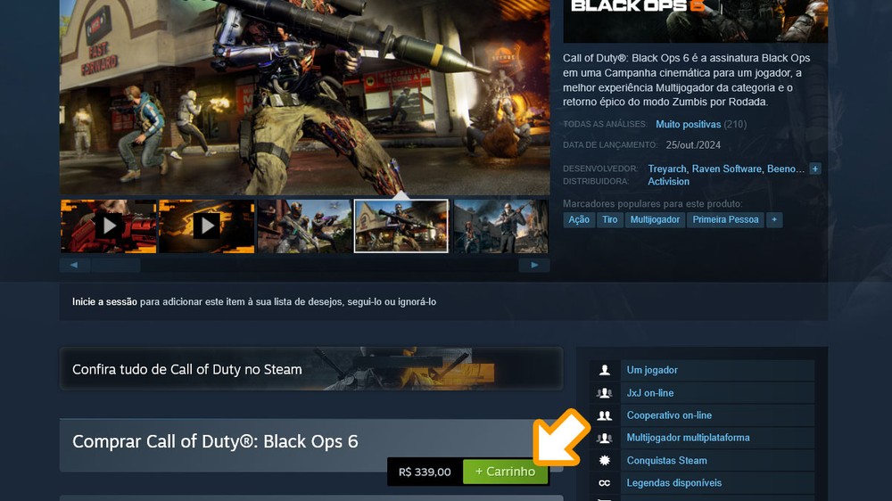 Call of Duty Black Ops 6: veja download no PS5, Xbox, PC e via Game Pass