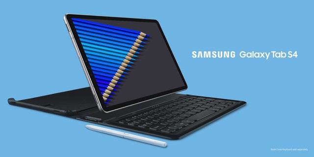 Galaxy Tab S4 tem tela de 10,5" e roda Android 8; tablet vira notebook