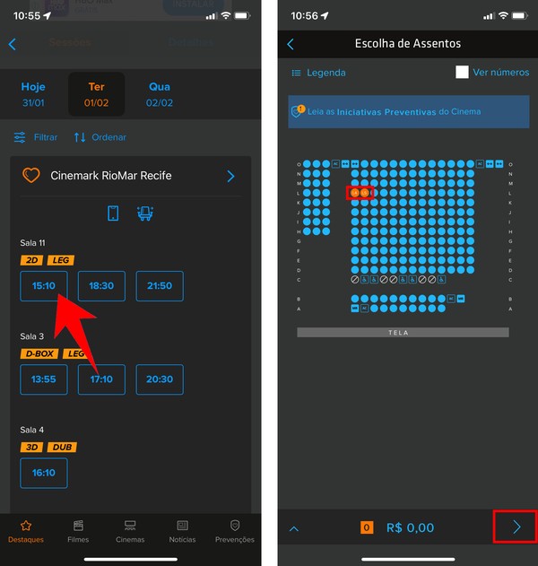 Como comprar ingressos de cinema online com o Ingresso.com