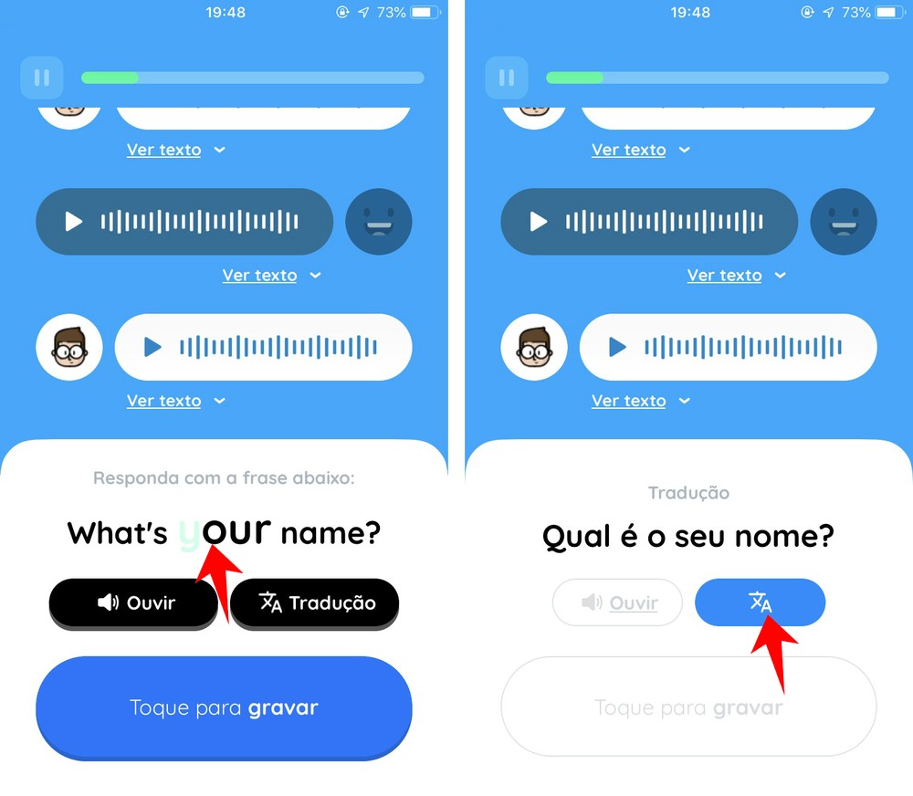 Como usar o aplicativo Falou para aprender inglês pelo celular