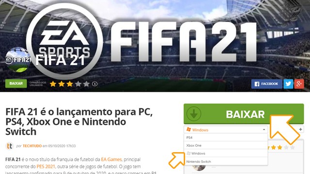 Requisitos de FIFA 21 e como baixar no PC, PS4, Xbox One e Switch