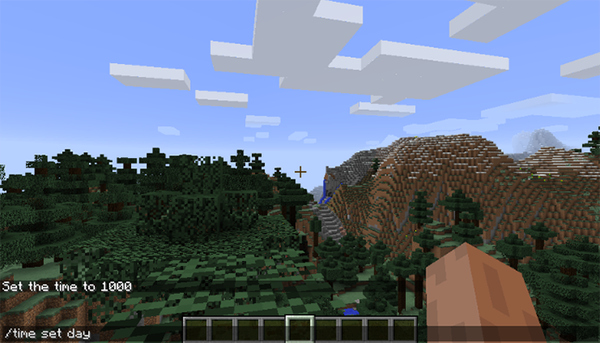 Como mudar o tempo em Minecraft