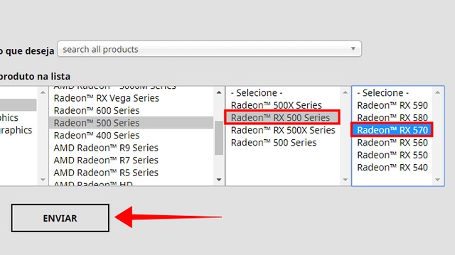 Como atualizar o driver da placa de vídeo RX 570