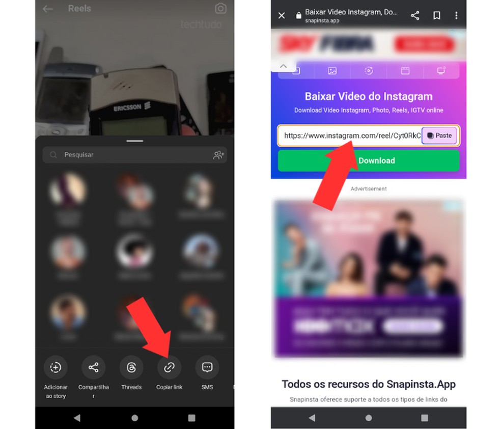 Como salvar Reels do Instagram sem marca d’água