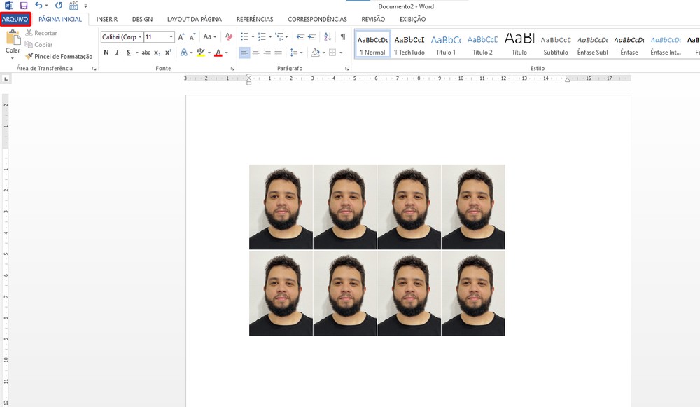 Como fazer e imprimir foto 3x4 no Word