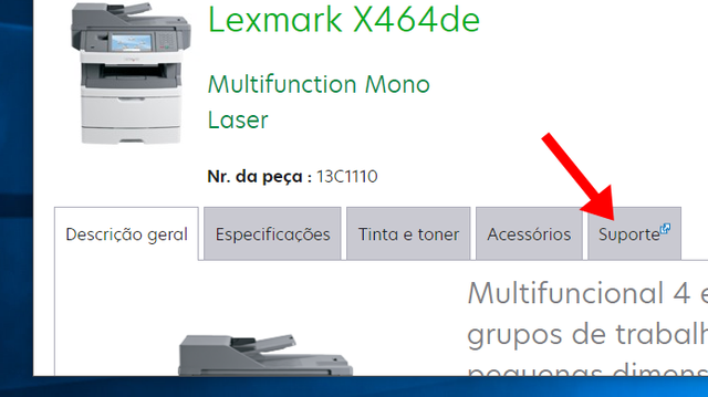 Como baixar e instalar o driver da impressora Lexmark X464de