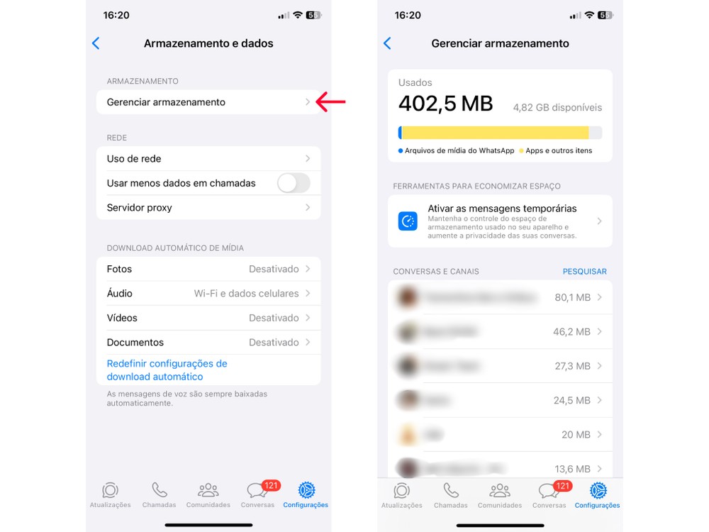 Quer liberar memória no iPhone? 7 configurações para você ajustar agora