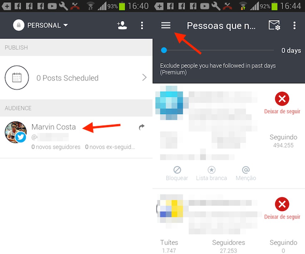 Como usar o Statusbrew, app mostra quem deixou de te seguir