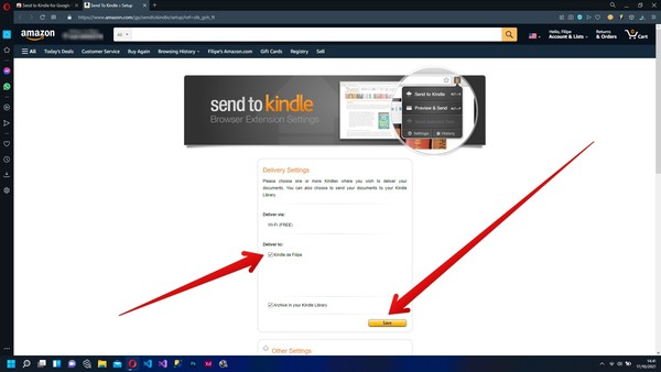 Como usar o Send to Kindle